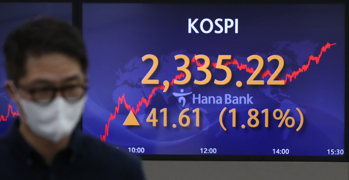 코스피, FOMC 앞두고 '강보합'…2330선 종료 | 세계일보